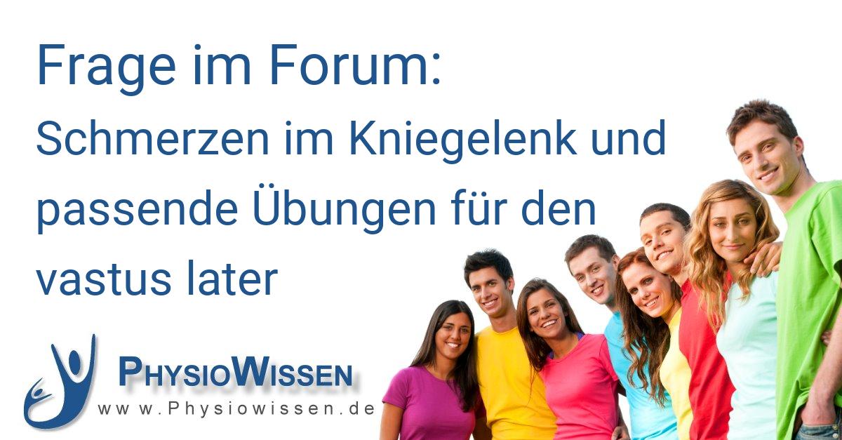 Schmerzen im Kniegelenk und passende Übungen für den vastus later ...