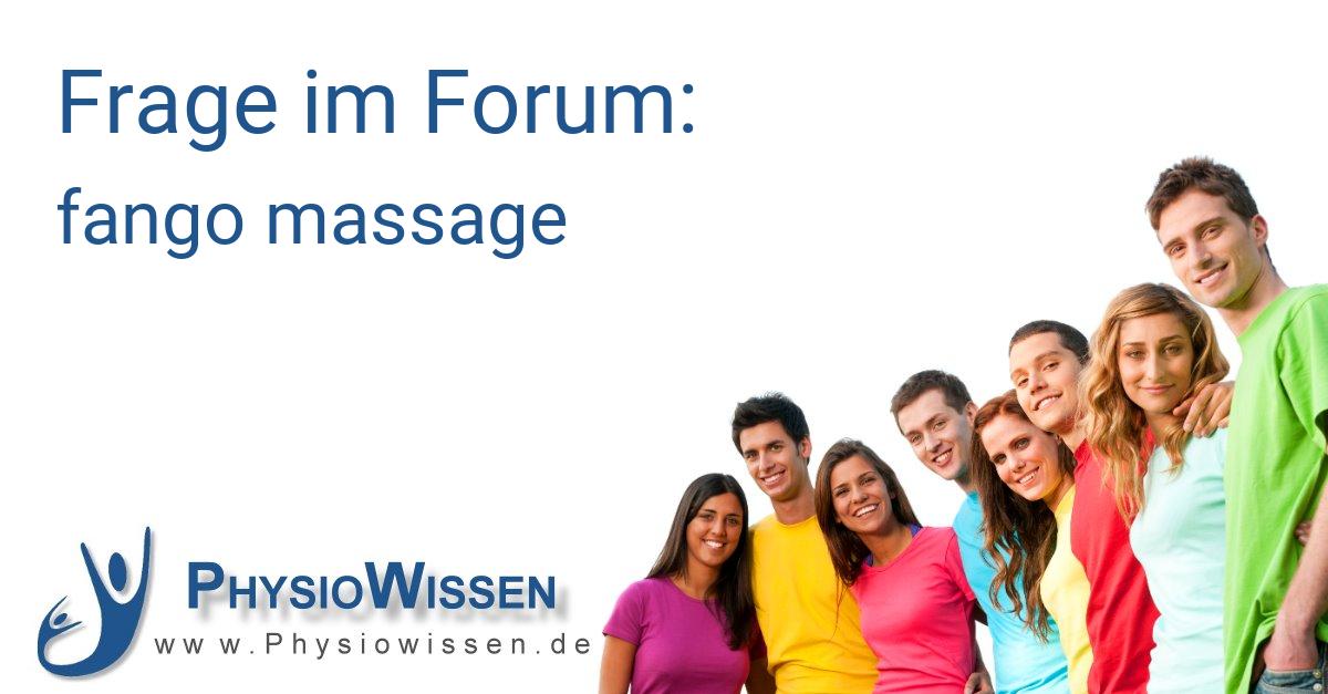 fango massage - Behandlung in der Physiotherapie - Physiowissen.de ...