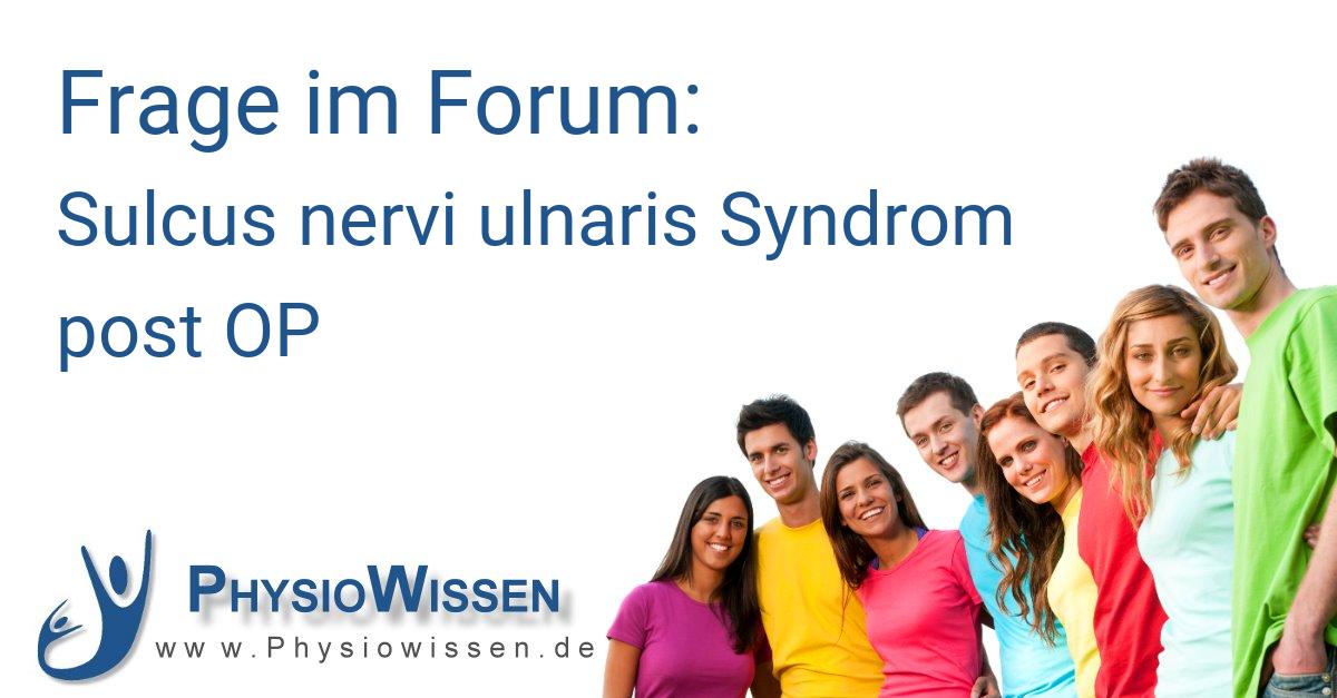 Sulcus nervi ulnaris Syndrom post OP - Behandlung in der Physiotherapie ... Sulcus nervi ulnaris Syndrom post OP - Behandlung in der Physiotherapie ...