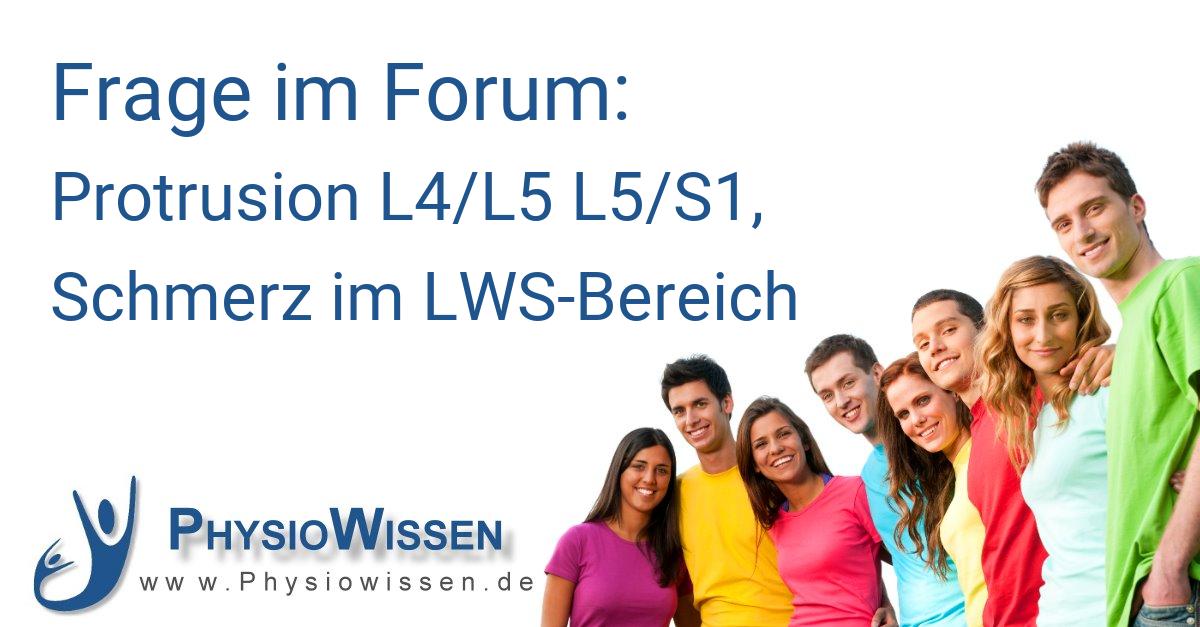 Protrusion L4/L5 L5/S1, Schmerz im LWS-Bereich - Behandlung in der ...