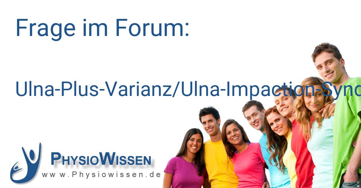 Ulna-Plus-Varianz/Ulna-Impaction-Syndrom - Behandlung in der ...